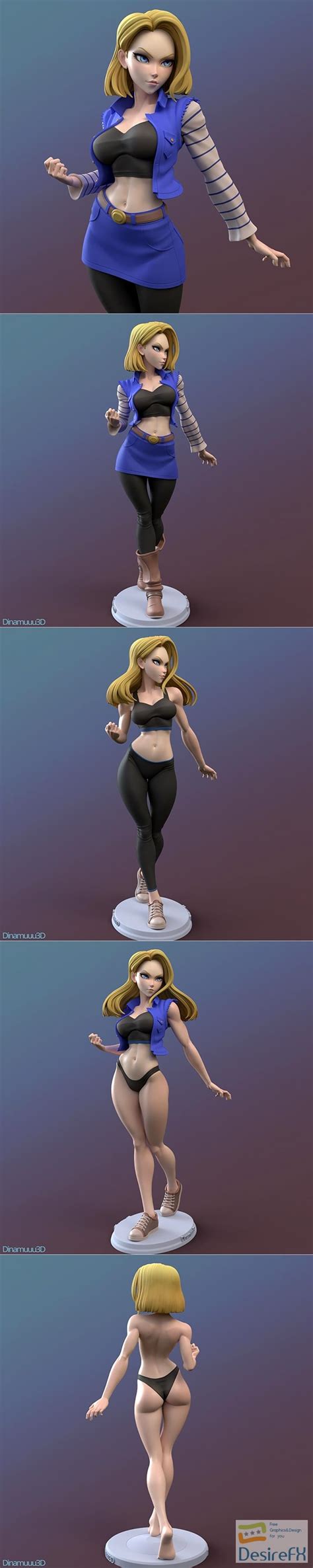 Download Dinamuuu3d Android 18 3d Print Desirefxcom Download Dinamuuu3d Android 18 3d Print Desirefxcom