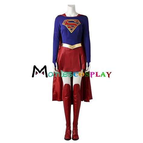 Supergirl Kara Zor El Costume For Superman Supergirl Cosplay