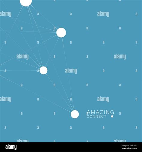 Abstract Polygonal Vector Background With Connection Structure Design