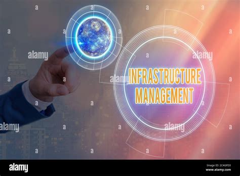 Conceptual Hand Writing Showing Infrastructure Management Concept