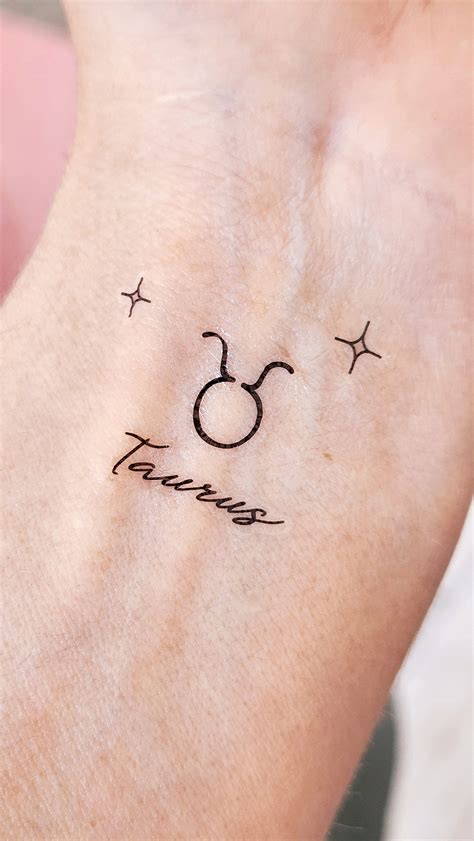 Taurus Symbol Tattoo Ideas