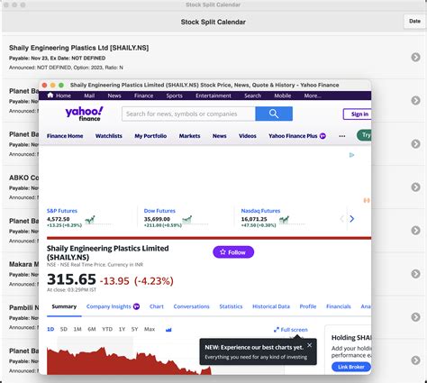 Install Stock Split Calendar On Centos Using The Snap Store Snapcraft