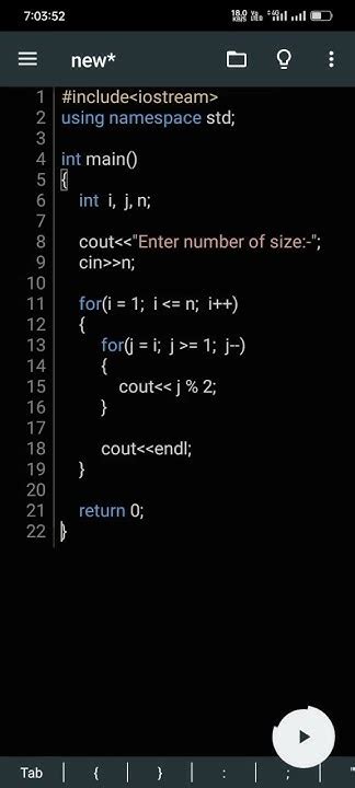 number pattern program c programming shorts coding youtube