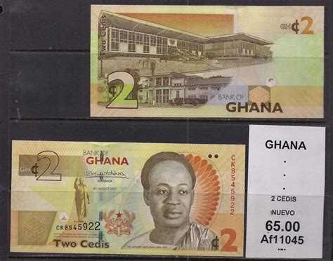 Af11045 Ghana N 2 Cedis Monedas Angel