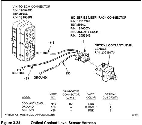 Ddec Multi Ecm Optical Coolant Level Sensor Detroit Diesel