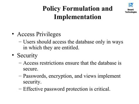 Database Administration Ppt Databases Computer Software And Applications