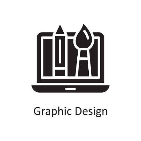 Graphic Design Vector Solid Icon Design Illustration Design And