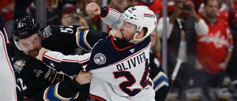 Blue Jackets Mathieu Olivier Faces Backlash For Boarding Penalty Against Canucks