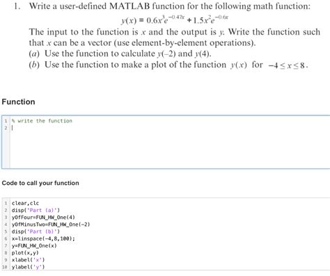 Solved This Is On Matlab Grader Not Matlab Please Do Not Chegg
