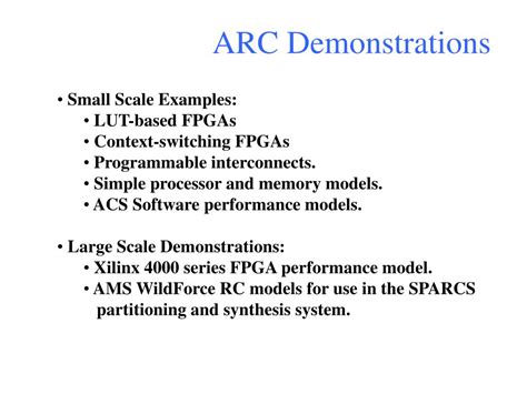 ppt arc a performance analysis environment for adaptive computing systems powerpoint