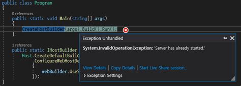 Multiple Addhostedservice Registration Issues · Issue 33987 · Dotnet