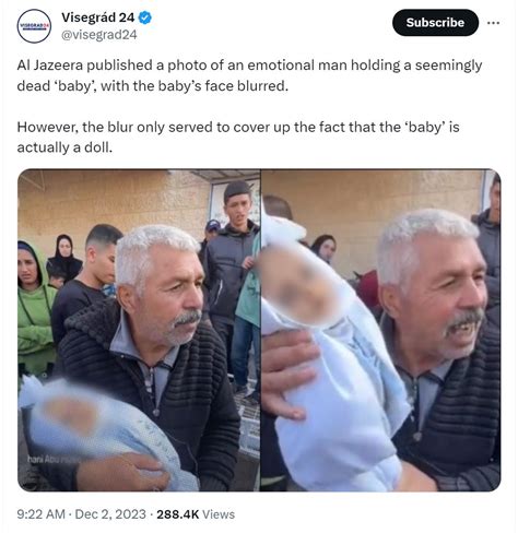 Jerusalem Post Describes Slain Palestinian Infant As A Doll Pro Israel Users Amplify The