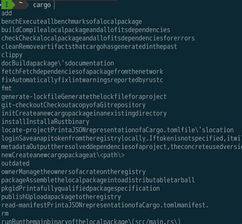 Rustup Completions Dont Include Completions For Cargo · Issue 5596 · Rust Langcargo · Github