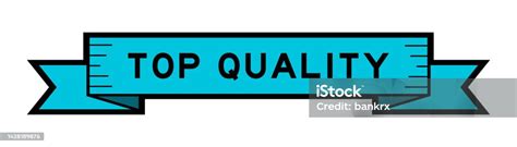 빈티지 블루 컬러 리본 배너 흰색 배경에 단어 최고 품질의 1위에 대한 스톡 벡터 아트 및 기타 이미지 1위 경외감 계급 Istock
