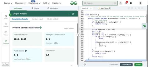 Gfg160 Geeksforgeeks Dsachallenge Problemsolving Java