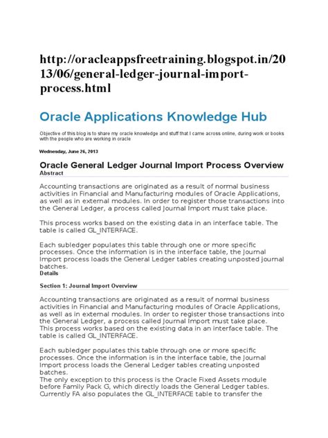 Gl Interface Ref Pdf Data Management Computing