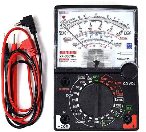 Analogue Meter Multimeter Multitester Amp Volt Ohm Voltage Tester