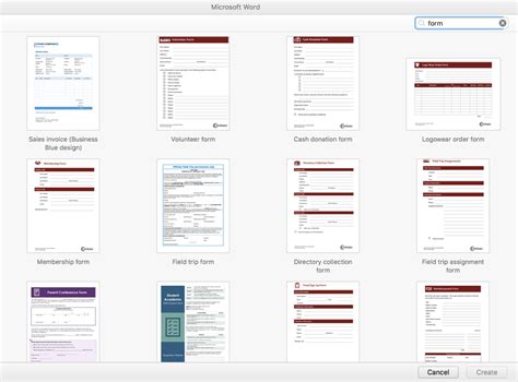 Microsoft Word Form Template Pdf Template