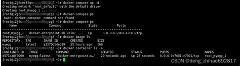Docker部署后端eggjs之docker Composedocker 部署eggjs Csdn博客