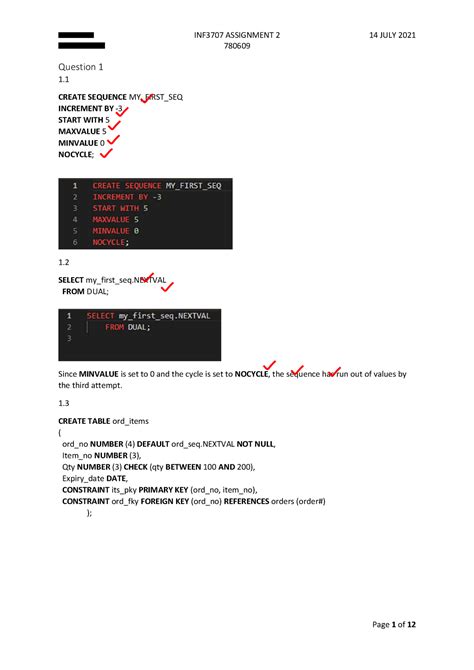 inf3707 2021 semester 2 assignment 2 marked with examples carmen