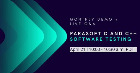 Parasoft On Linkedin Demo With Qanda C And C Software Testing