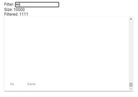 Broken Ui When Filtering · Issue 109 · Diprokonng Table Virtual Scroll · Github