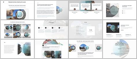 프리젠 테이션 디자인 벡터 템플릿 프리젠 테이션 슬라이드 전단지 추상 원 배너브로셔 커버 디자인을위한 다목적 템플릿 소셜 미디어 웹 배너 소셜 네트워크 사진 프레임 마케팅에