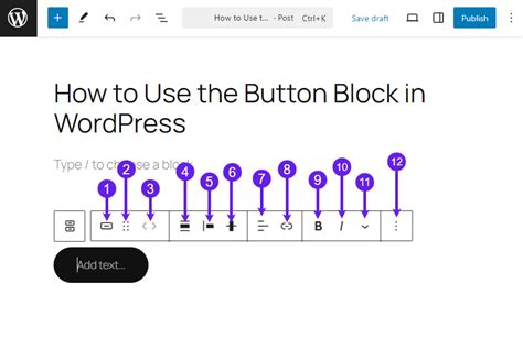 Buttons Block How To Use And Overview