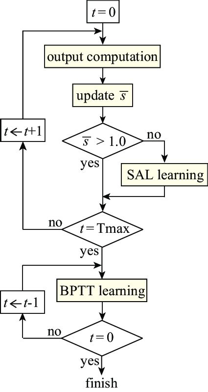flow chart for the parallel learning of sal and bptt sal is applied download scientific