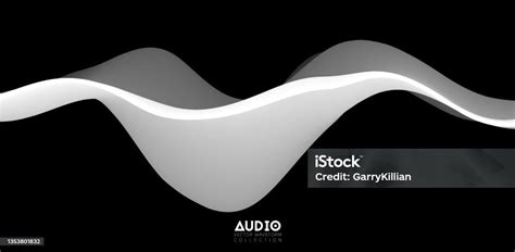 음파 시각화 3d 흑백 솔리드 파형 음성 샘플 패턴 3차원 형태에 대한 스톡 벡터 아트 및 기타 이미지 3차원 형태 건강