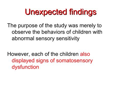 Sensory Integration Dysfunction Ppt