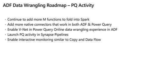azure data factory data wrangling with power query ppt
