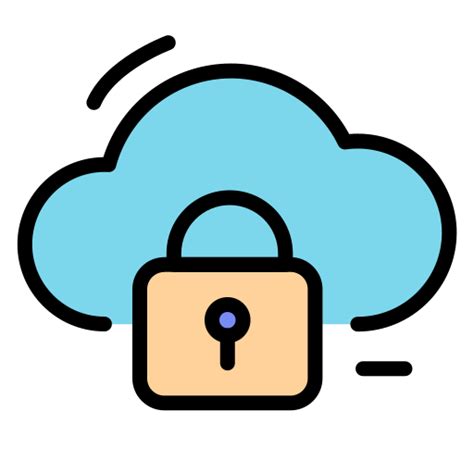 Cloud Computing Lock Security Protection Padlock Safety Icon Download On Iconfinder