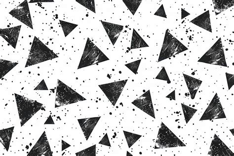 Abstract Black Triangles Graphic By Sun Sublimation · Creative Fabrica