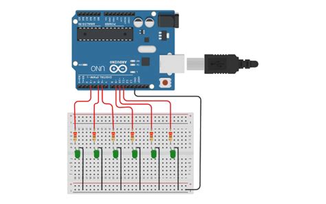 Circuit Design Drop Rain Tinkercad