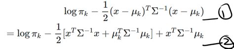 Machine Learning Linear Discriminant Analysis Derivation Of