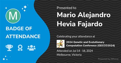 Gecco Conference 2024 Dr Mario A Hevia Fajardo