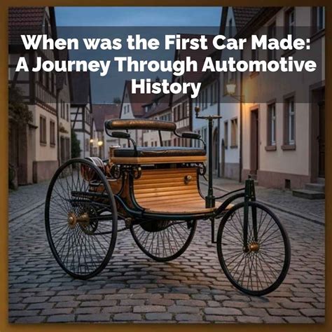 When Was The First Car Made 1886 Benz Patent Motorwagen