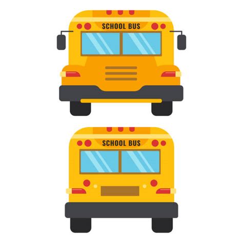 130 School Bus Bus Clip Art Front View Stock Illustrations Royalty