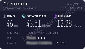 How To Run A Speed Test From Command Line Using Speedtest Cli LinuxConfig Org