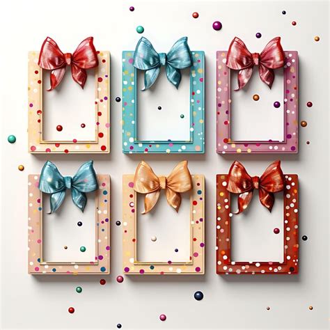 Premium Photo Frame Of Recycled Candy Wrapper Paper With Shiny Candy Wrapper Prints 2d Flat On