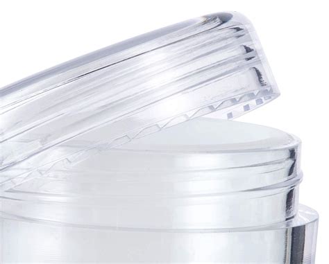 Plastic Polystyrene Concentrate Container Lined With White Silicone