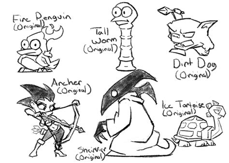 Enemy Design Studies Based On Reoccurring Enemies And Enemies That