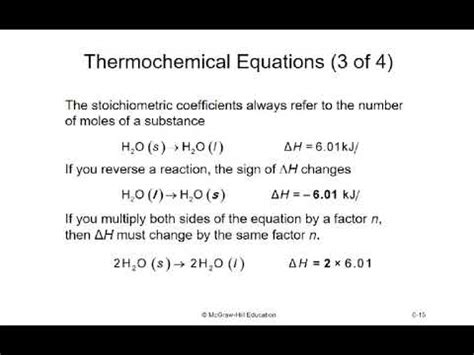 ALEKS - Using the general properties of reaction enthalpy - Example 1 - YouTube