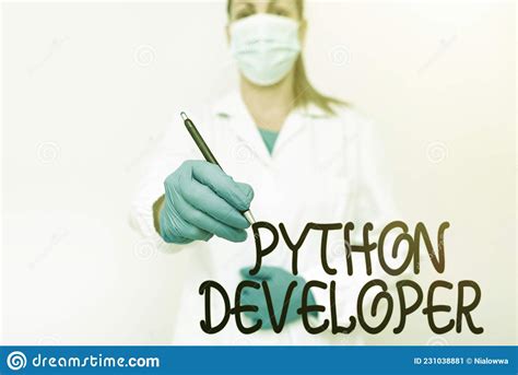 Inspiration Showing Sign Python Developer Business Approach