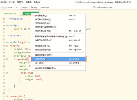 Hbuilder如何分栏显示？hbuilder怎么分成两栏 Csdn博客