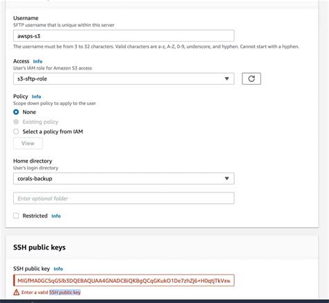 how to connect to s3 bucket using sftp aws ps