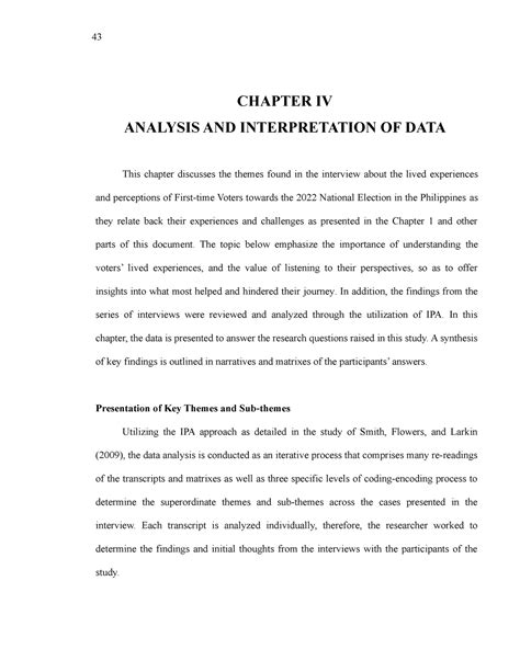 Chapter 4 Analysis Of First Time Voters Experiences In 2022