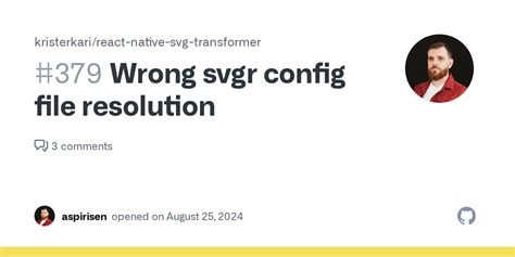 Wrong Svgr Config File Resolution · Issue 379 · Kristerkarireact Native Svg Transformer · Github