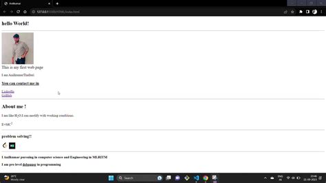 Anil Kumar On Linkedin Html Webdevelopment Codingjourney Learningtocode Webdesign